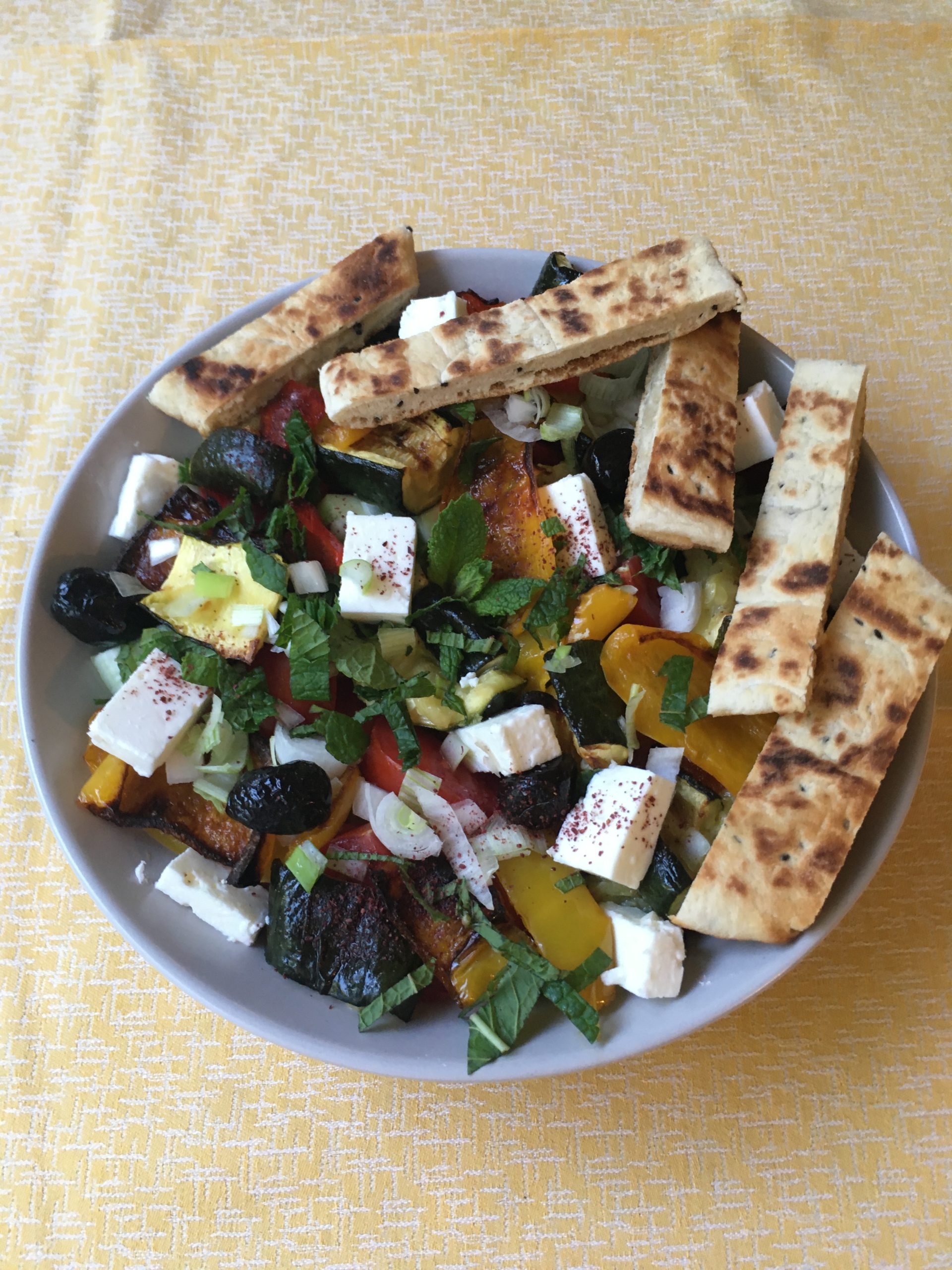 Fattouche à la menthe - La marmite siffle